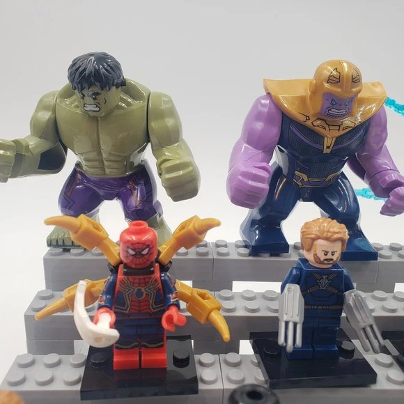 Toys | 16 Marvel Avengers Custom Mini Figures Minifigures Hulk Ironman ...